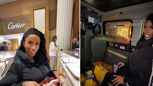 Bankrupt Katie Price splurges on Selfridges shopping spree with ...