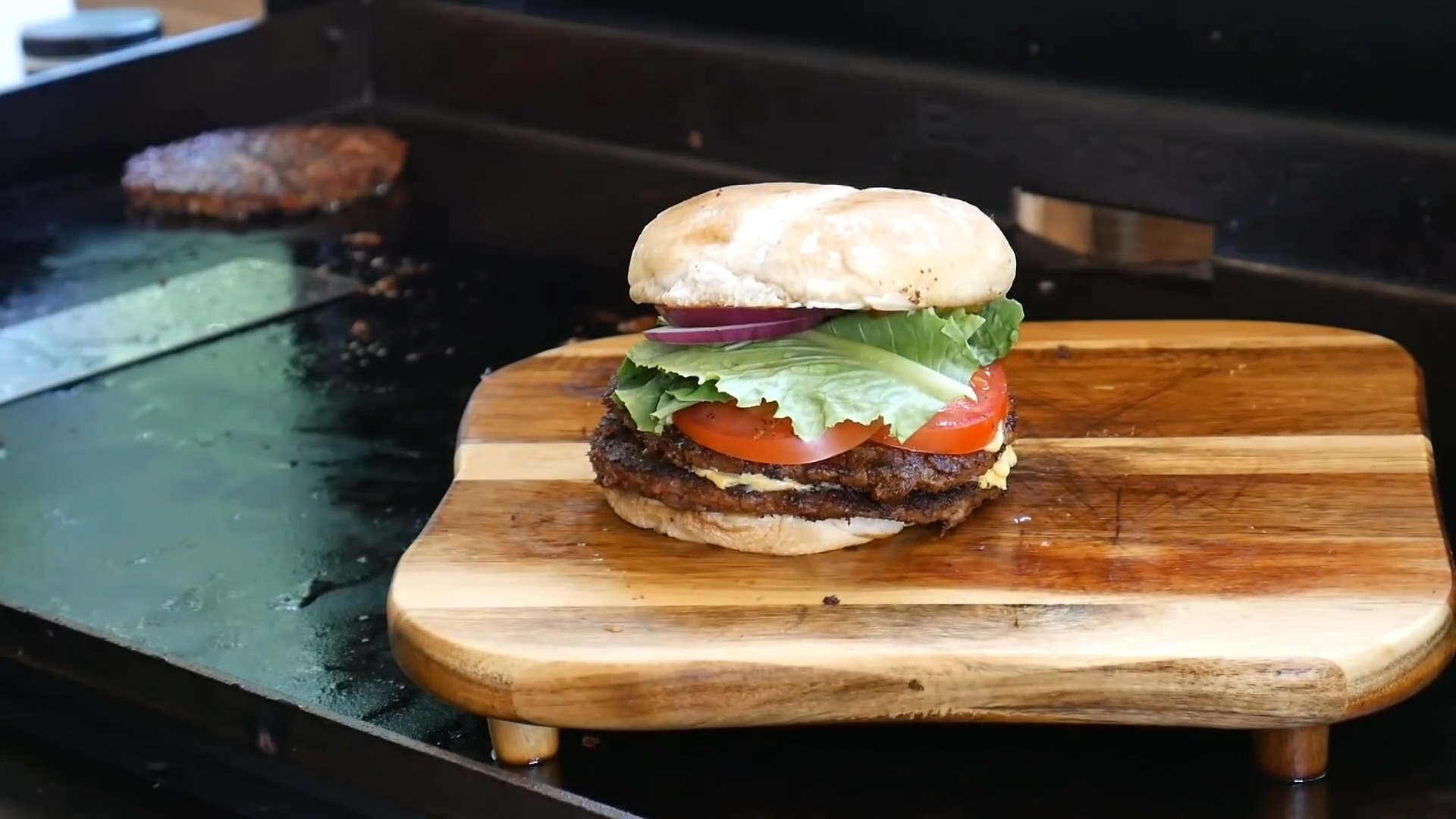 Beyond Burger on the Blackstone griddle