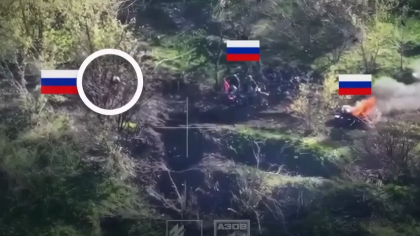 Watch how a fast Russian assault collapsed in minutes