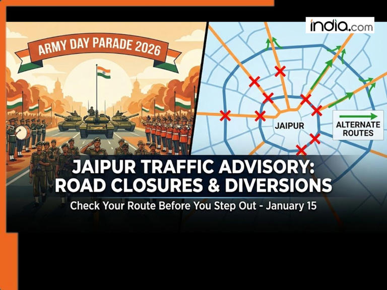 Army Day Parade 2026: Jaipur Police releases traffic advisory, diverts ...