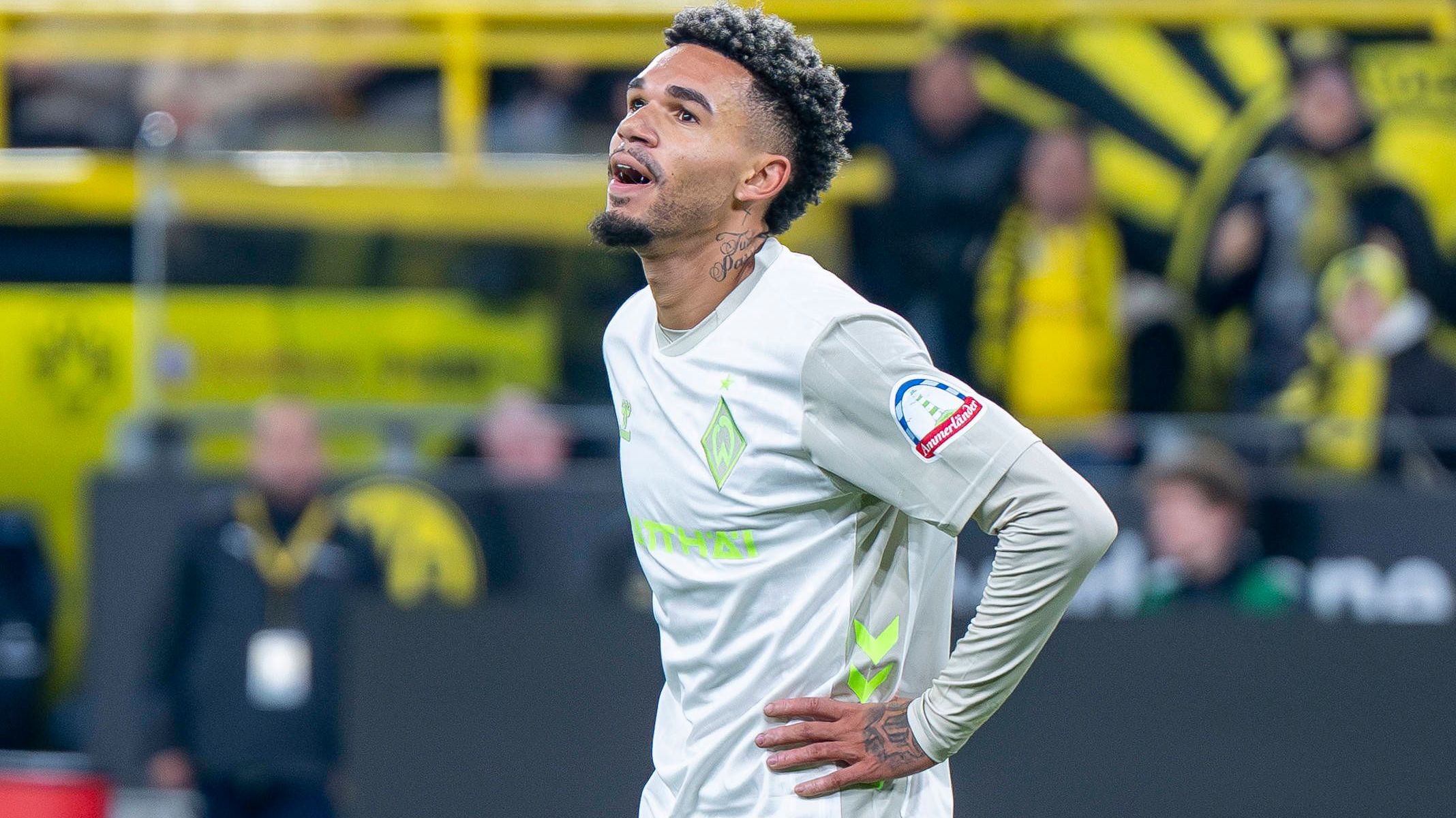 Werder-Zweifel? Njinmah: "Im Training gehen solche Bälle rein"