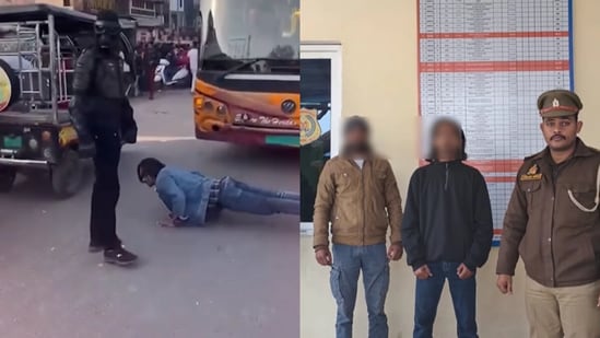 Man stops bus in Agra for push-ups on road, viral video reaches cops ...