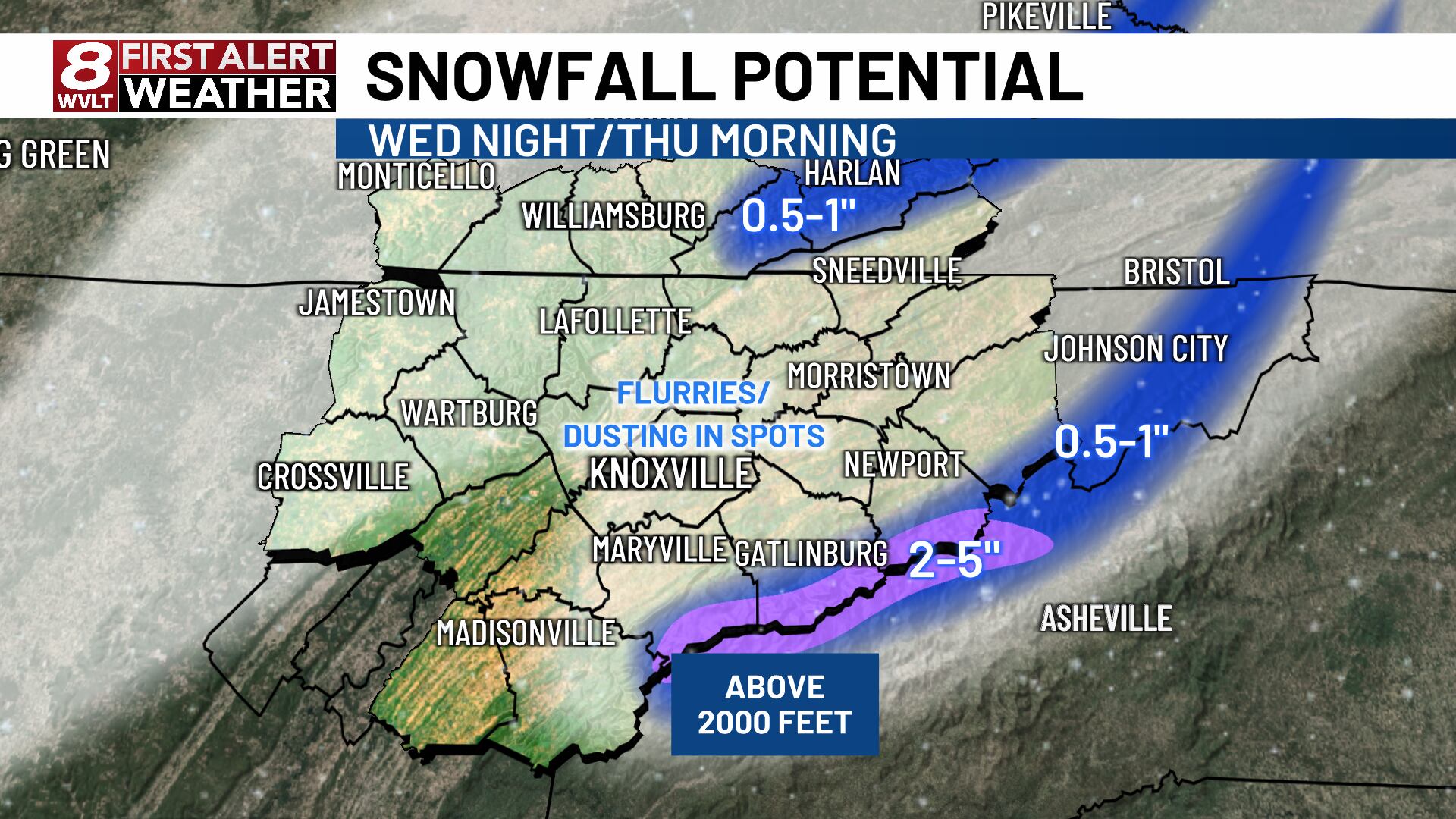 Rain transitions to snow before bitter cold Thursday
