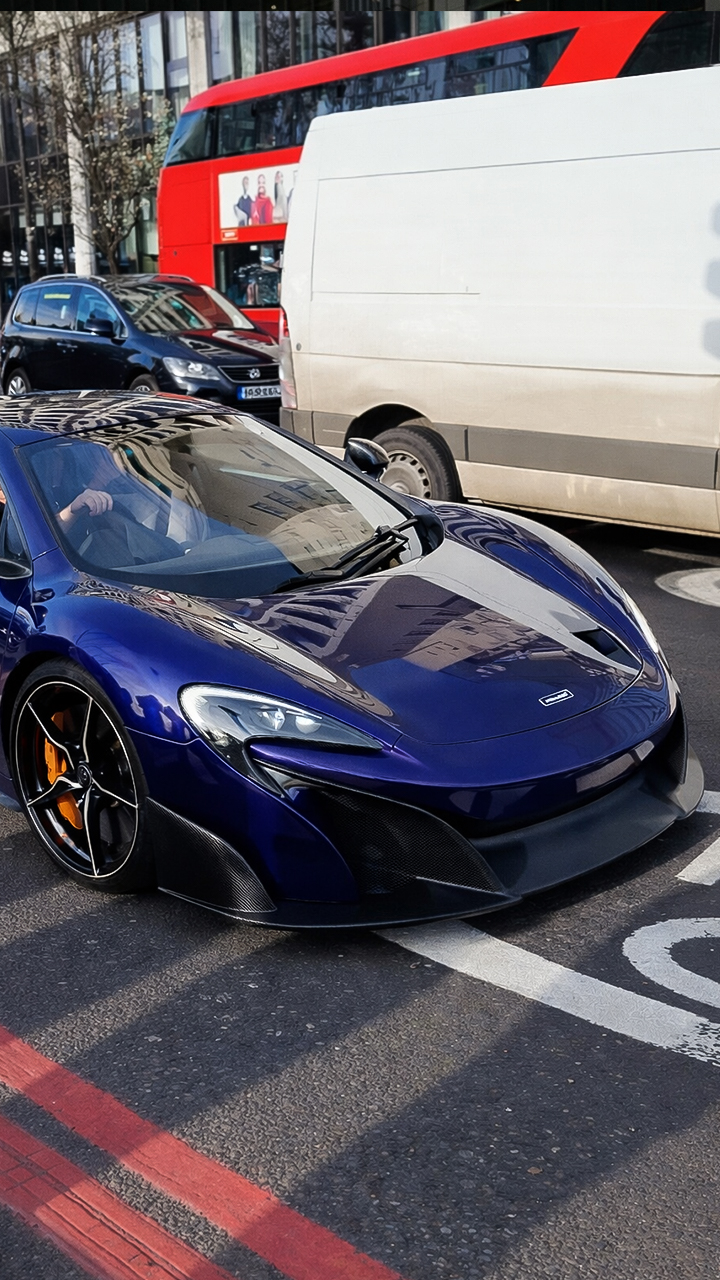 Clean McLaren 675LT in London