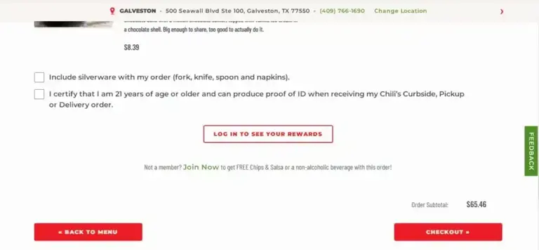 Chili’s drinks menu with prices [updated 2026]