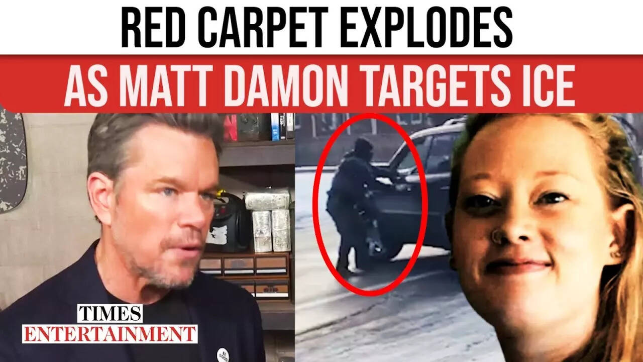 Matt Damon condemns ICE after Renee Good shooting; wears 'Be Good' pin ...
