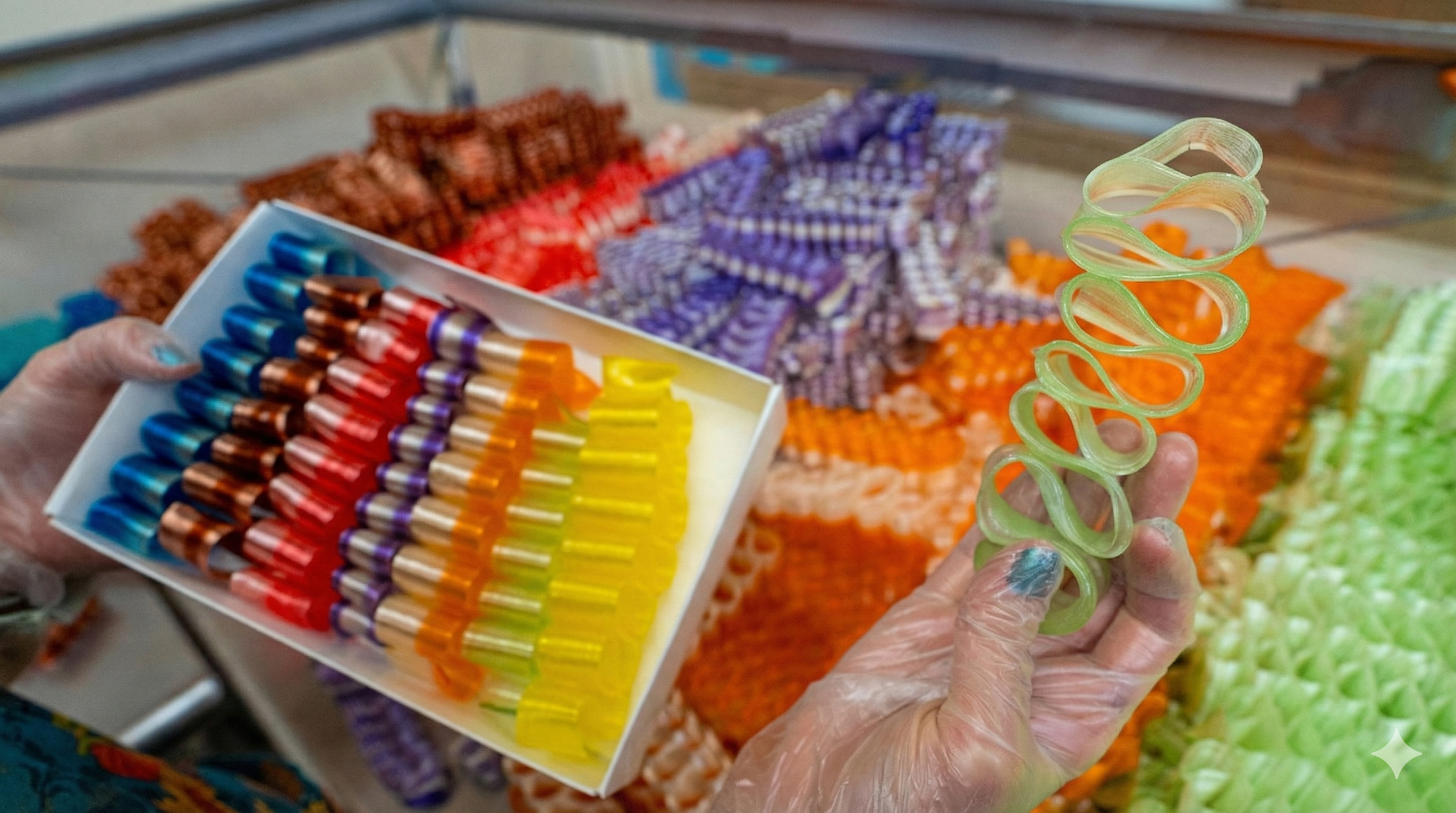 We made candy so thin you can see through it!