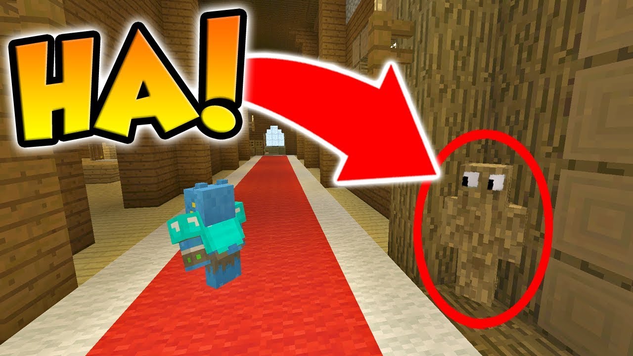 The seeker walked right past me in Minecraft hide and seek