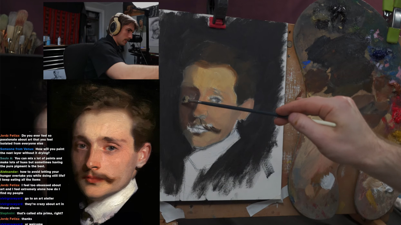 Understanding Sargent’s portrait style | Brush control & expression