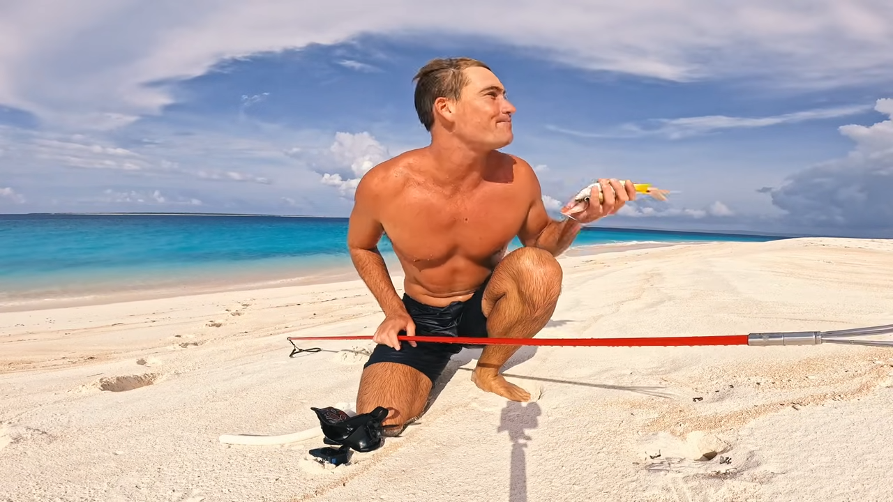 What it’s like to survive 24 hours alone with just a hand spear