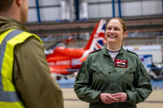 Red Arrows appoint first female leader after airshow inspiration