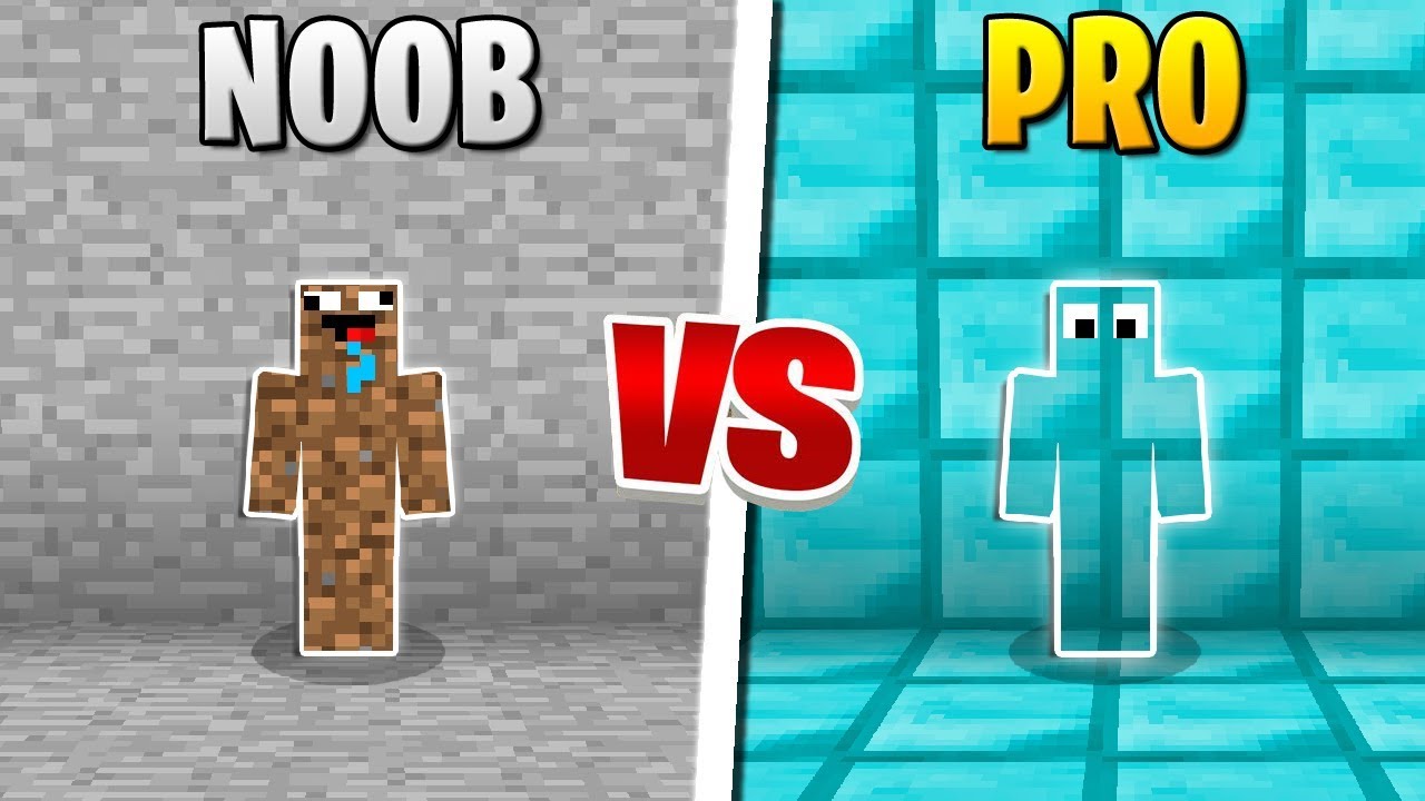 Noob vs pro hide and seek madness in Minecraft