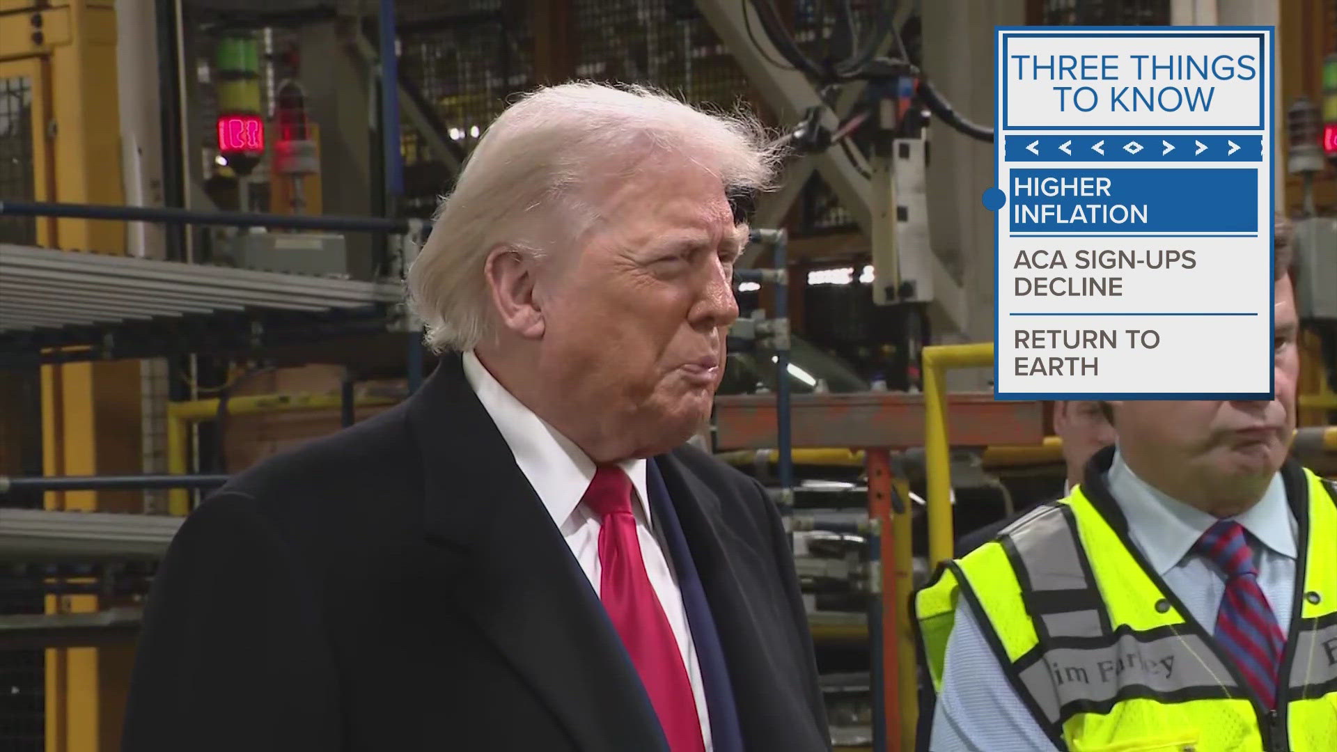 President Donald Trump blames Federal Reserve for climbing grocery prices