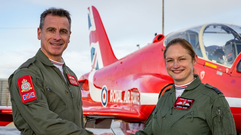 World-famous Red Arrows aerobatics team gets its first female commander