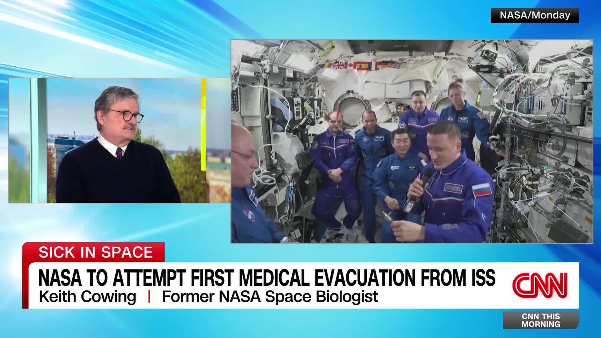 NASA to attempt first medical evacuation from ISS