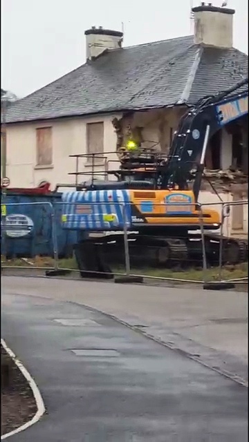 House demolition in Dingwall