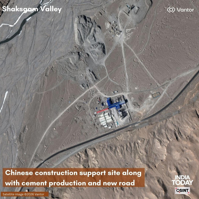 Exclusive satellite imagery shows China's rapid infra-push in Shaksgam ...