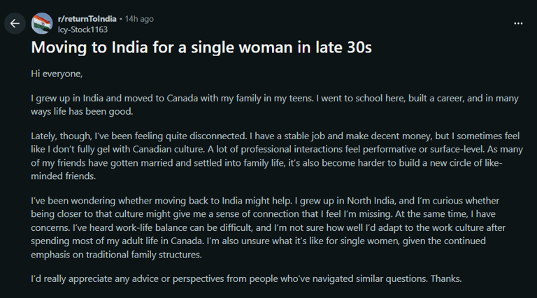 NRI calls life in Canada 'tasteless', asks Reddit if she should move ...