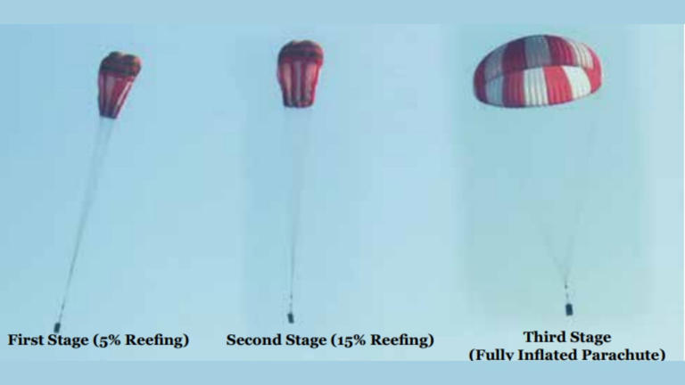 DRDO tests two-stage reefed parachute for Gaganyaan missions