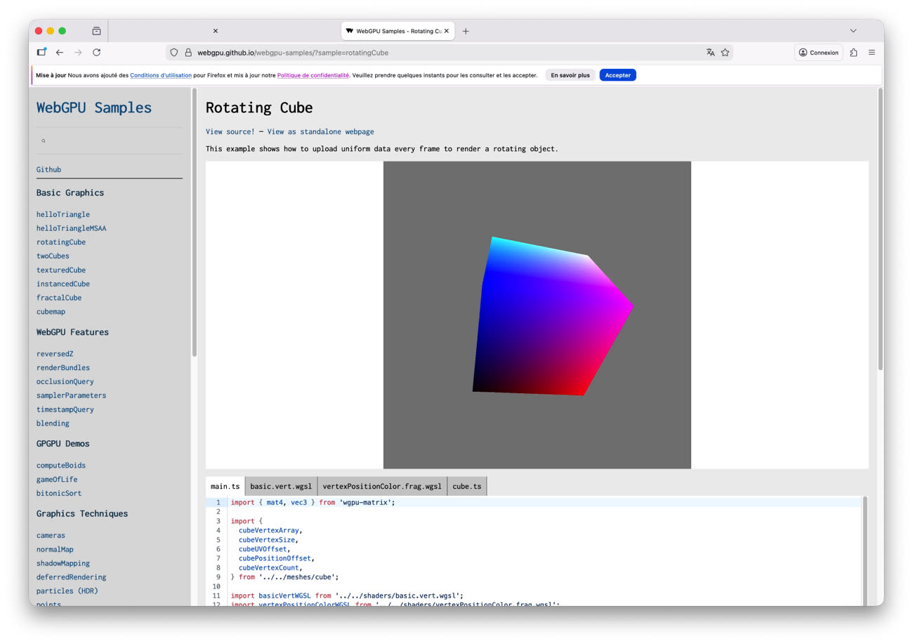 Firefox active WebGPU pour les Mac Apple Silicon, les Intel attendront