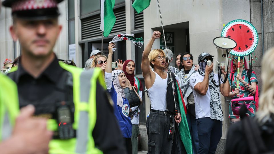 Pro-Palestinian activists are carrying out one of the UK’s longest ever ...