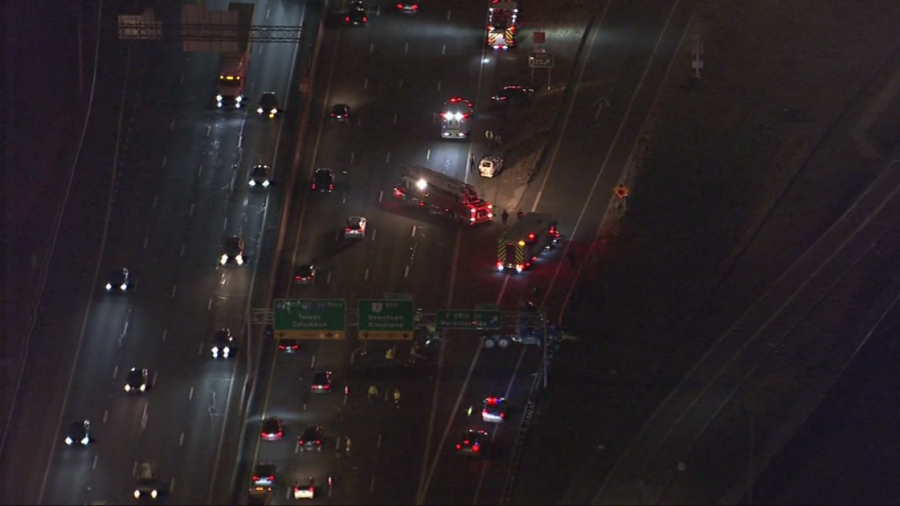 Car vs. semi causes major I-90 slowdowns