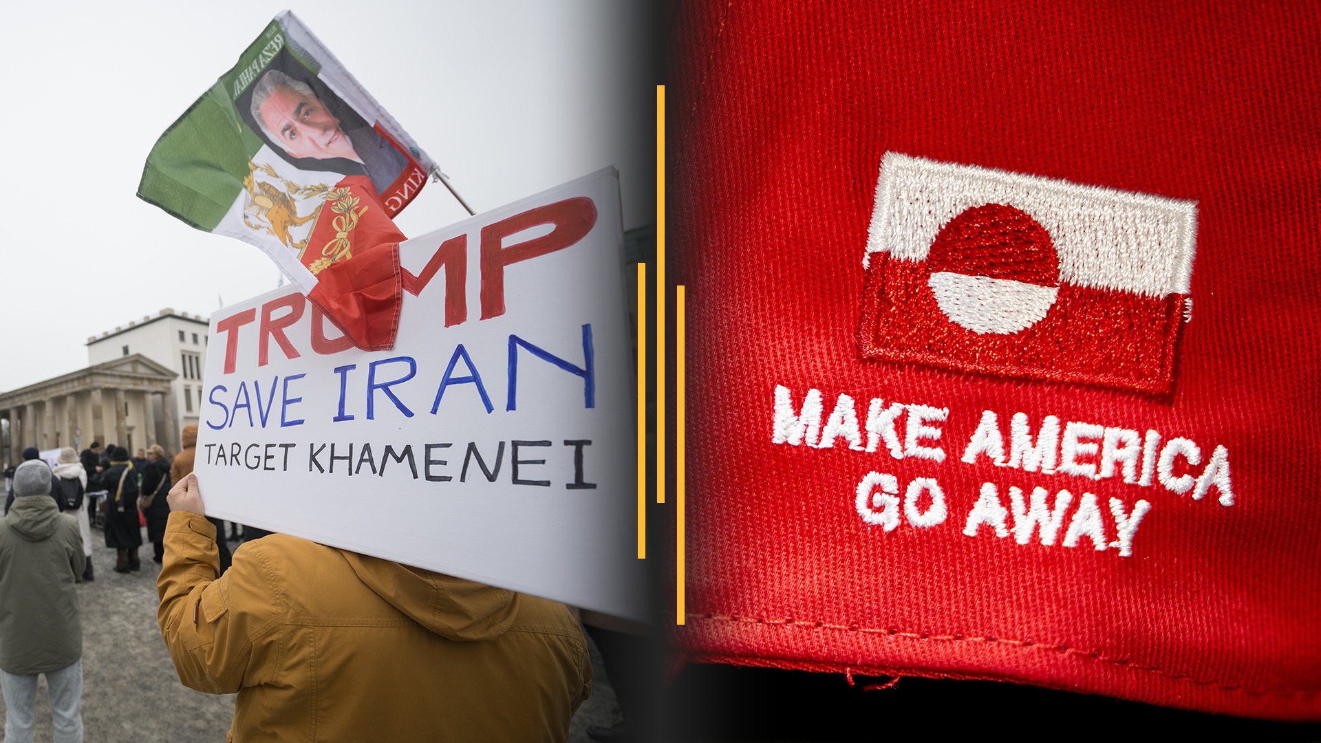 Trump backs Iran protesters; High-stakes White House Greenland meeting set