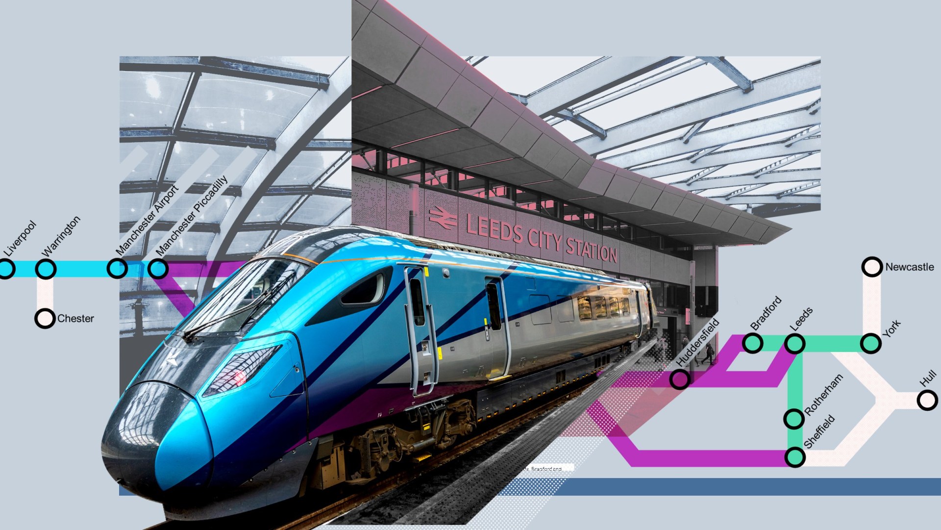 New faster rail connection between Manchester and Liverpool given the ...