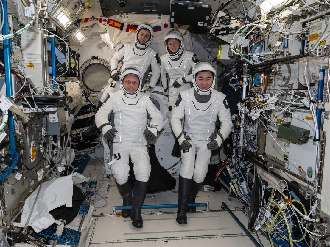 NASA : quatre astronautes rapatriés mercredi après-midi