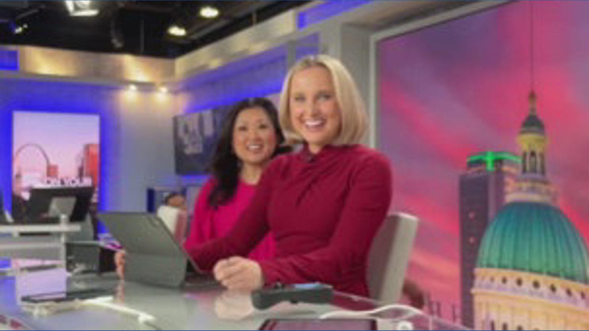 Did you notice the set change?