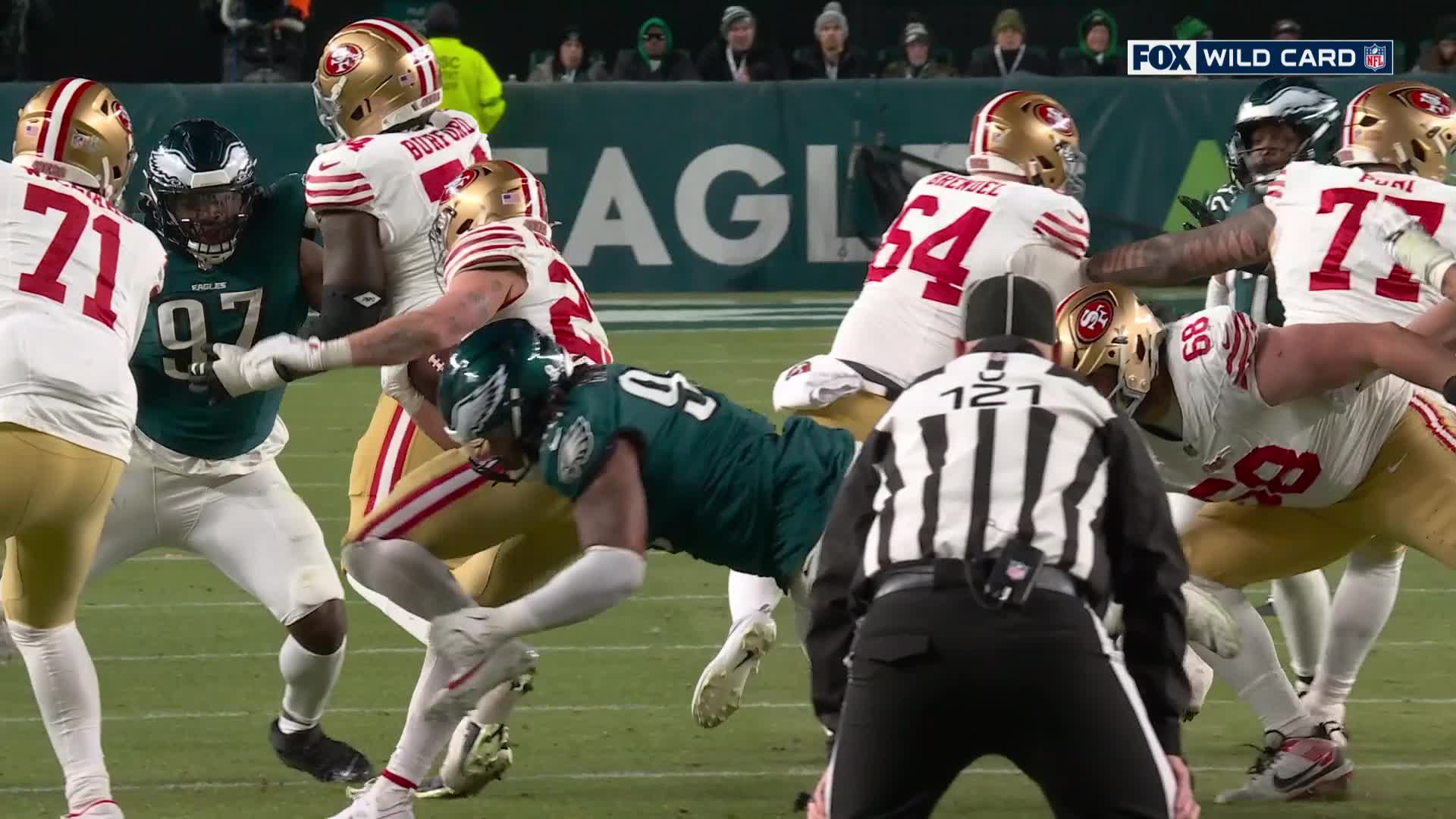 Christian McCaffrey's best plays from 114-yard game vs. Eagles wild ...