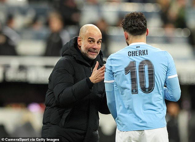Pep Guardiola involved in animated full-time tactical debrief with ...