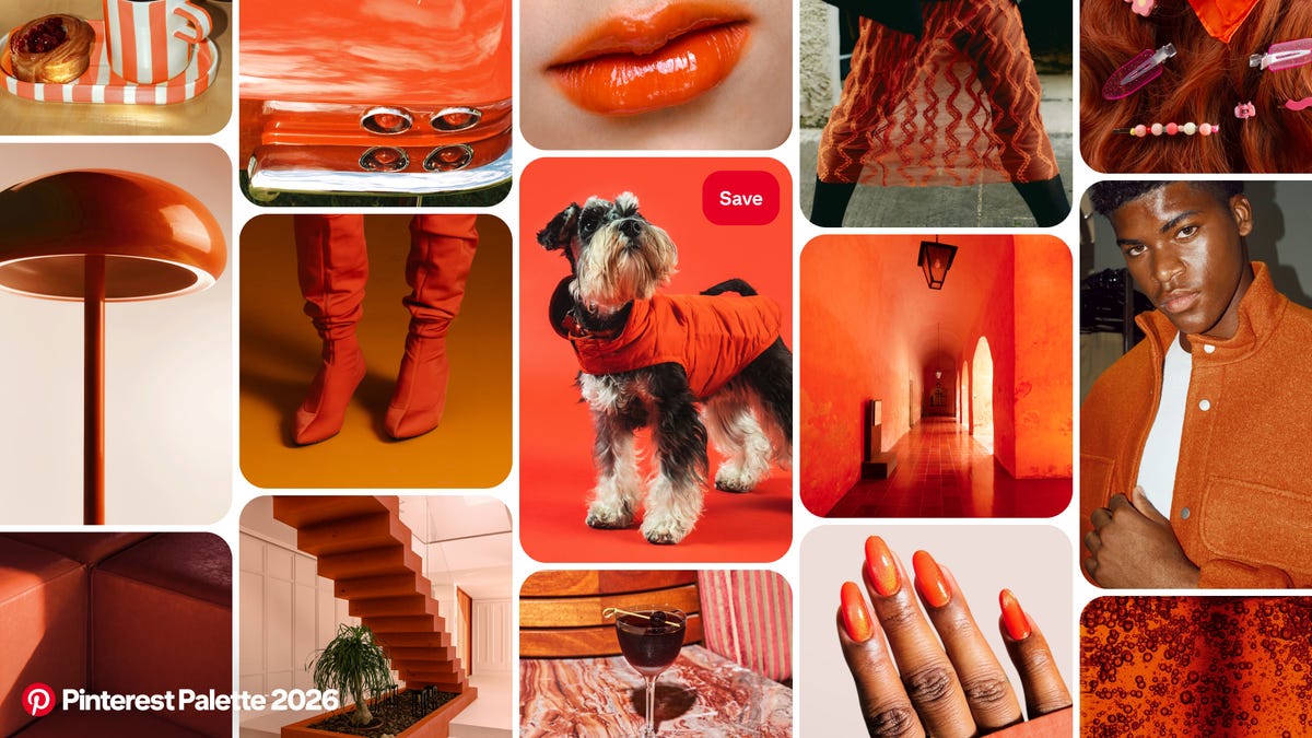 Pinterest's 2026 color trends include moody plums, electric greens, and ...