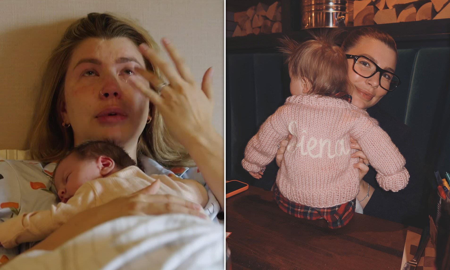 Olivia Bowen calls ambulance after suffering from mastitis as she ...