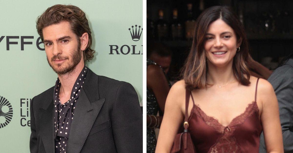 Andrew Garfield looks unrecognizable with long, blond hair as he poses ...