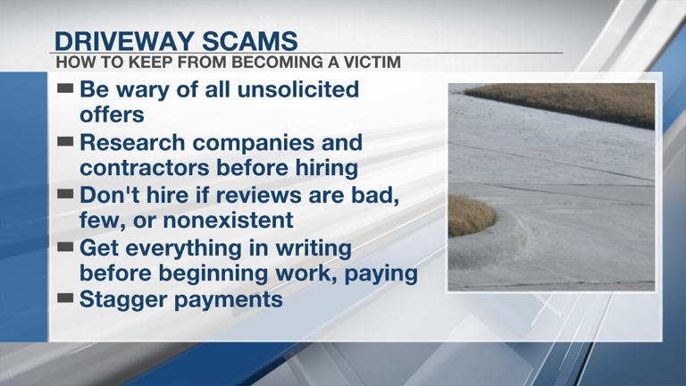 Officials warn Texans about contractor driveway scams