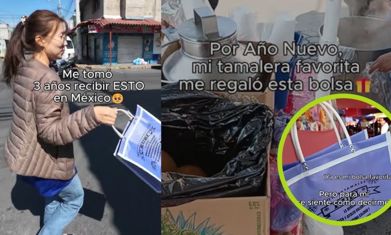 Coreana se hace viral por su reacción al recibir su primera bolsa del ...