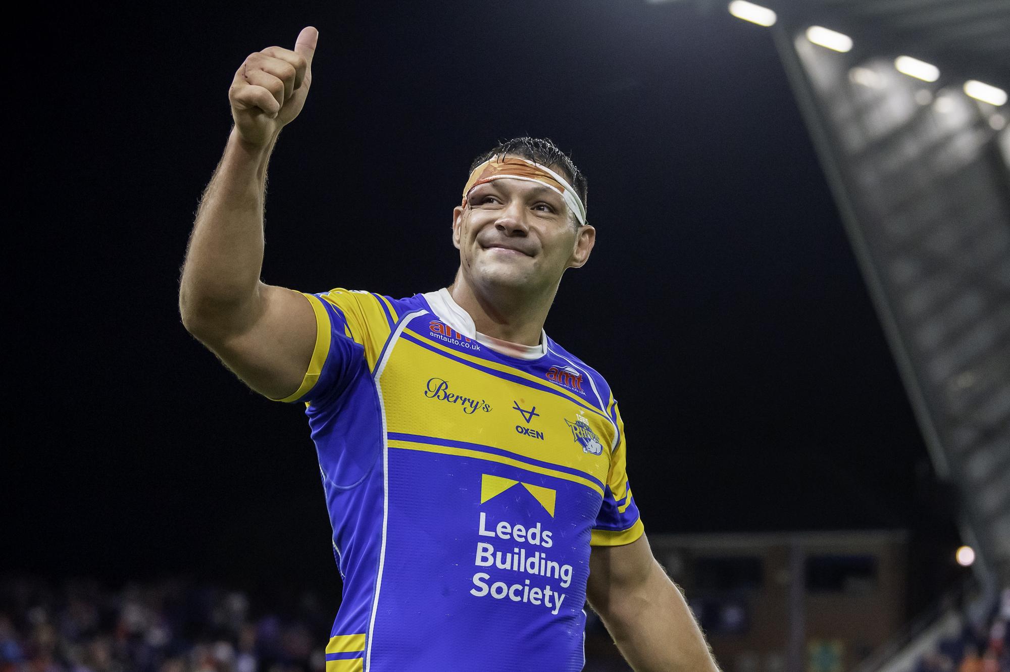 Leeds Rhinos legend Ryan Hall ready to play on after changing stance