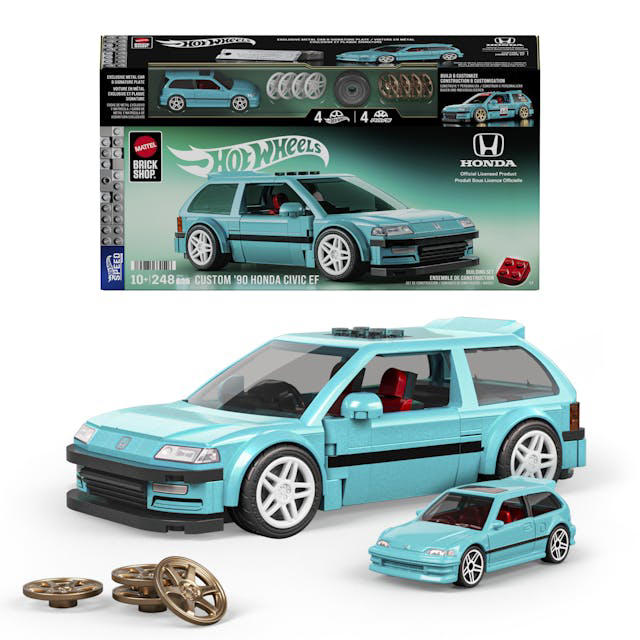 Mattel Brick Shop Honda Civic and S2000 are JDM-flavored Lego alternatives