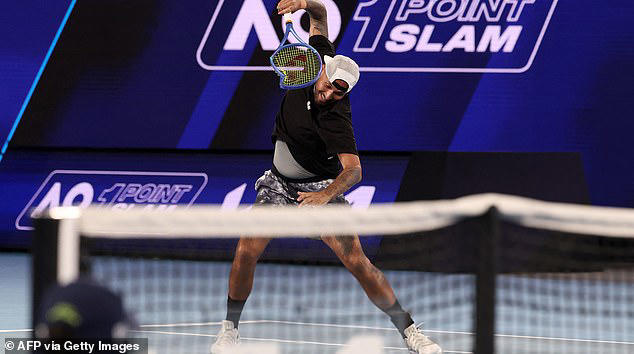Bizarre moment Nick Kyrgios smashes his racket after losing to female ...