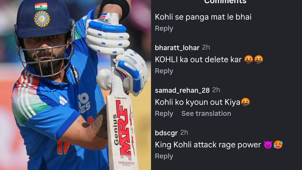 'Kohli ko out kyu kiya': Virat fans slam wrong Clarke after Kristian ...