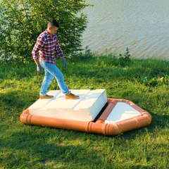 DIY mini boat! Build it yourself with pipes & foam ⛵️ #upcycledideas # ...