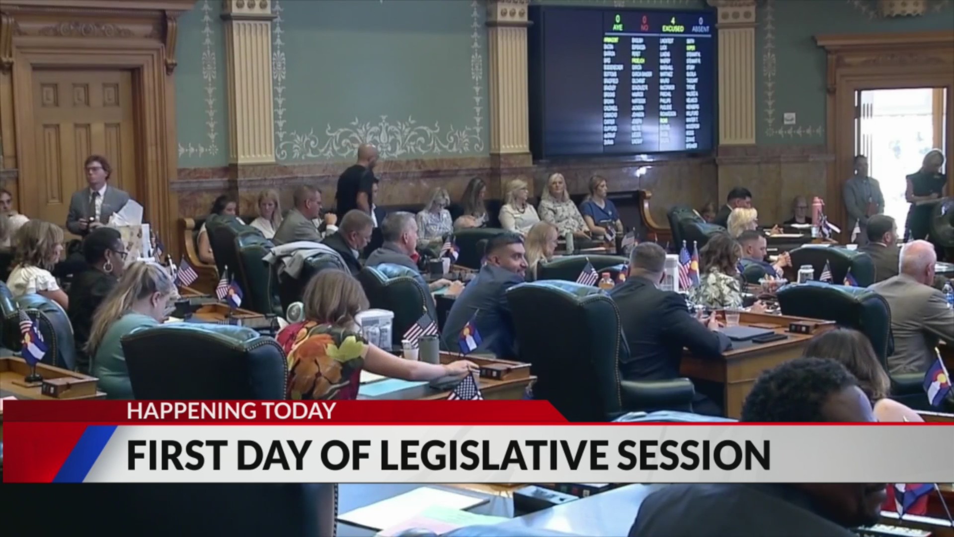 First day of legislative session