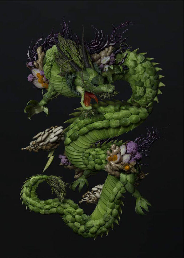 Animal sculptures created using flower arrangements (54 photos)