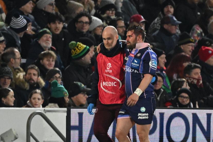 Sorti sonné contre Northampton, le Bordelais Arthur Retière absent deux ...