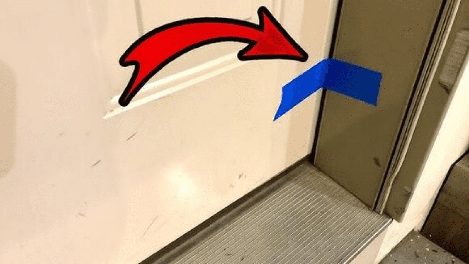 Woman says she found blue tape on her front door lock - and it wasn't ...