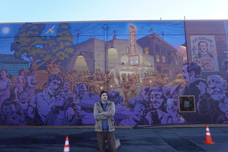 Celebration for Woodland’s new mural ‘Night at the Porter Theater’ set ...