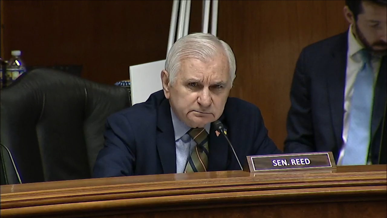 'That's rhetoric, not reality': Jack Reed stops RFK Jr. in his tracks ...