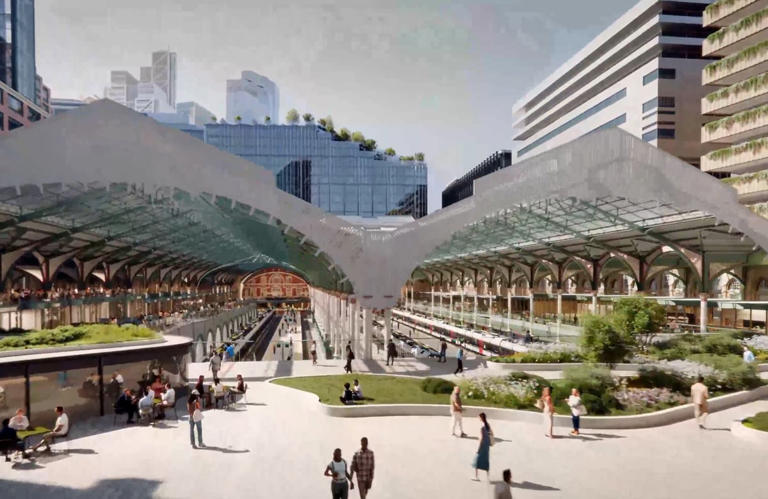 'Fly-through' video showcases redevelopment of Liverpool St station