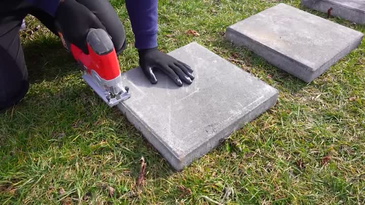 Gartenstufen aus Beton herstellen